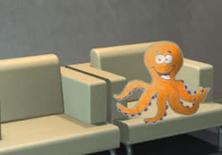 Orange Octopus Escape RE - Escape Fan