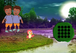 Trapped Twins Escaping The Forest - Escape Fan