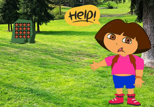 Dora Searching The Pets - Escape Fan