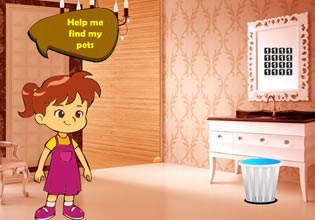 Dora Searching The Pets - Escape Fan