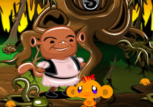 Monkey Go Happy – Stage 1050 - Escape Fan