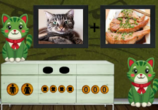 Find The Curious Green Buddy - Escape Fan