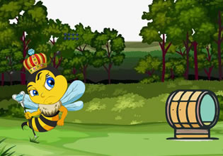 Baby Bee Reaches Hive - Escape Fan