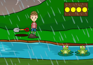 Help The Boy Planted Tree - Escape Fan