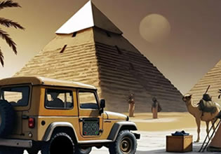 Desert Pyramids: Alien Escape - Escape Fan