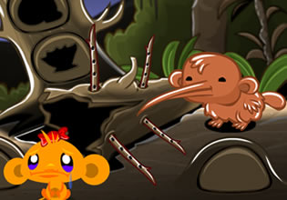 Monkey Go Happy - Stage 1020 - Escape Fan