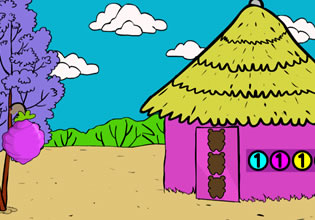 Orange Color Forest Officer Rescue - Escape Fan