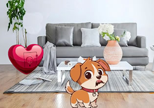 Puppy Escaped Modern House - Escape Fan