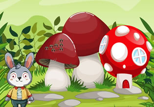 Starving Bunny Find Vegetables - Escape Fan