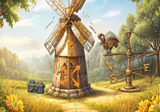 Windmill Field Escape - Escape Fan