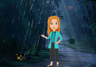 Business Girl Escaped Demon Forest - Escape Fan