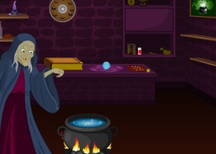 Witch On Halloween - Escape Fan