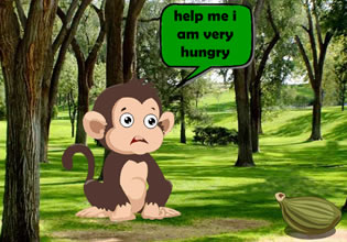 Feed The Famished Monkey - Escape Fan